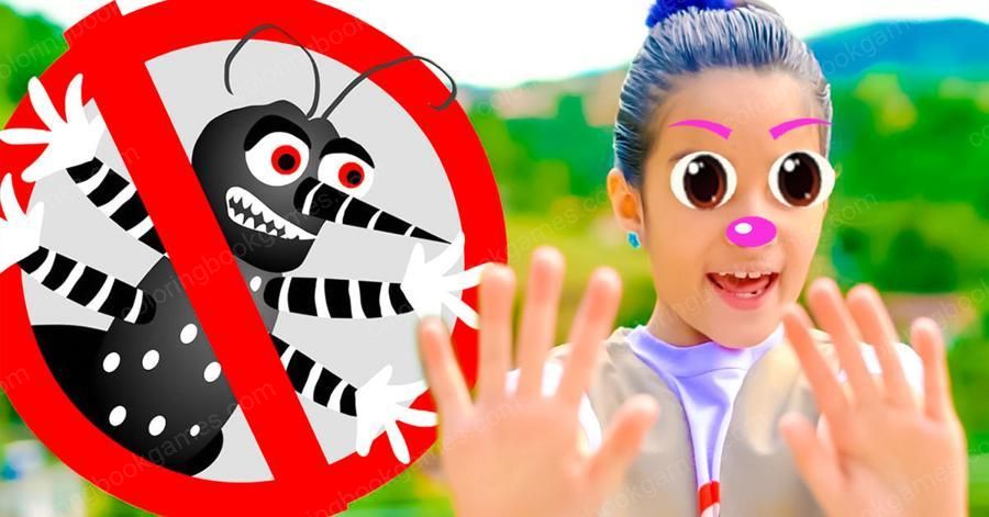 coloring book games - Mosquito picture