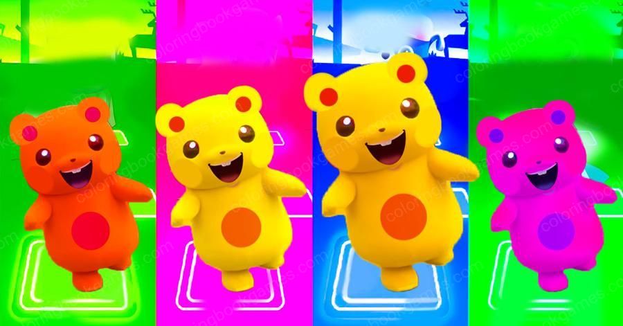 coloring book games - Big kumamon