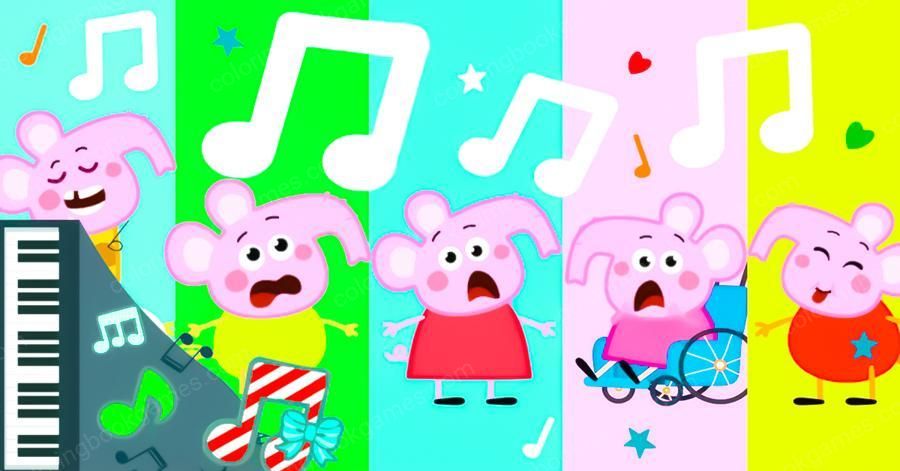coloring book games - A group of cute dudu