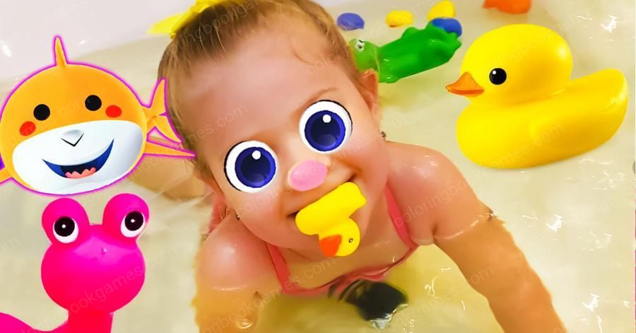 coloring book games - bath