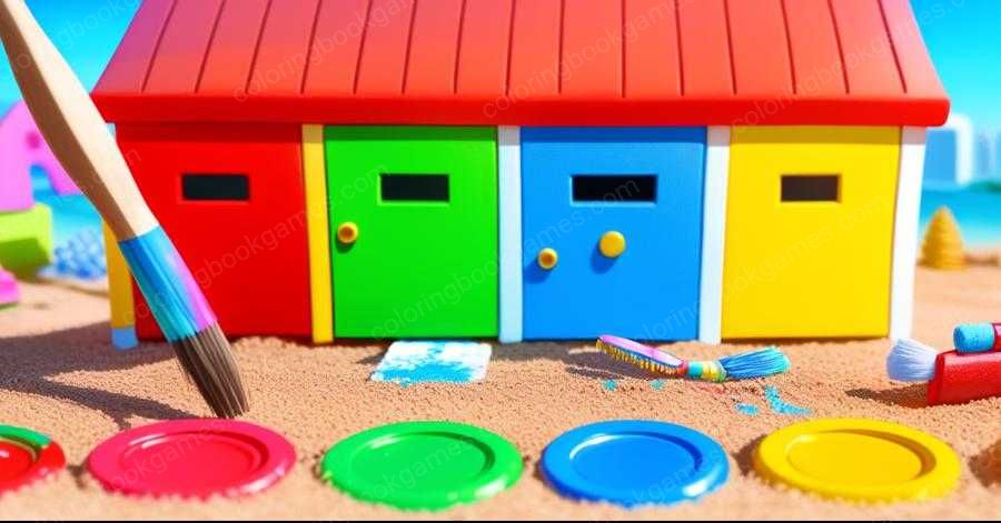 coloring book games - casa e bola