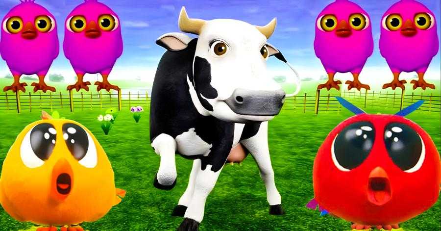 coloring book games - Cow painting