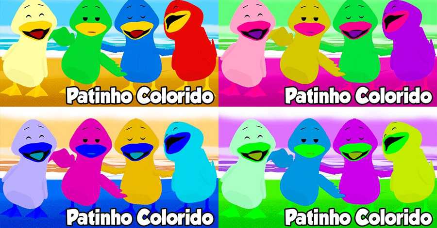 coloring book games - Pato colorido