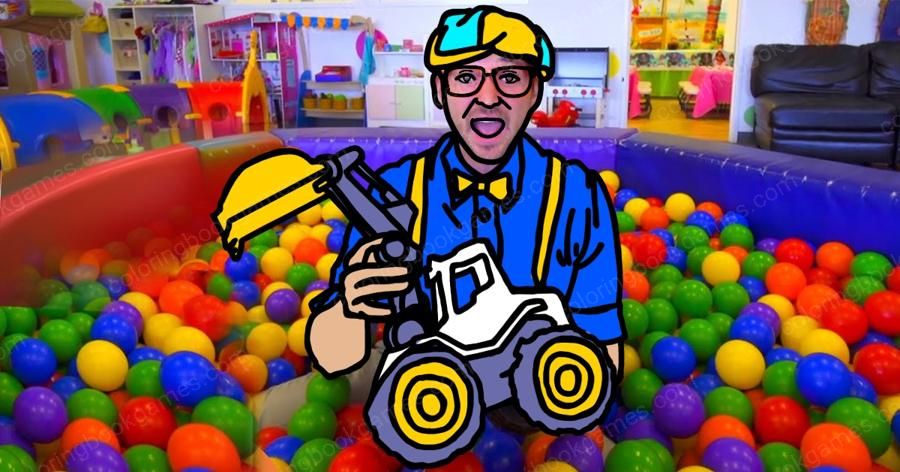 coloring book games - Bilppi play with colorful balls