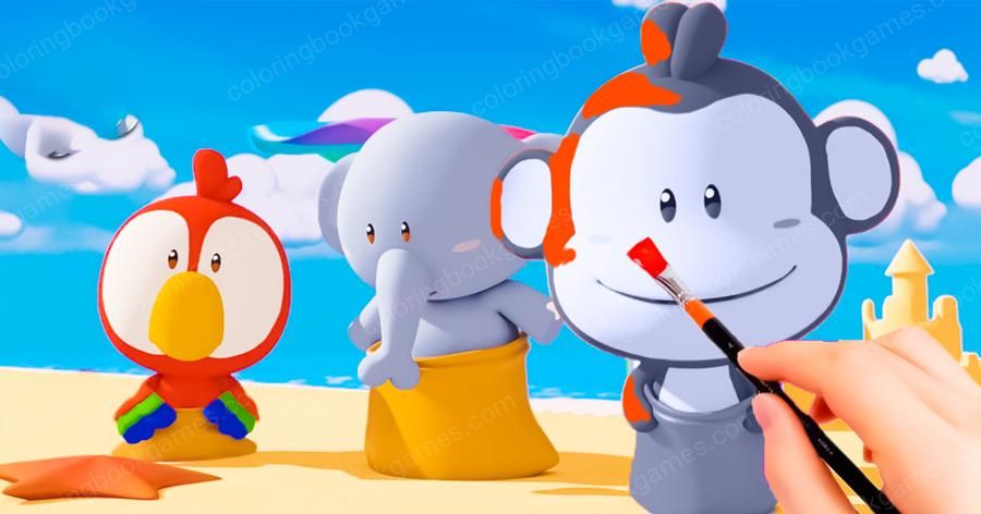 coloring book games - Pinta tu color favorito