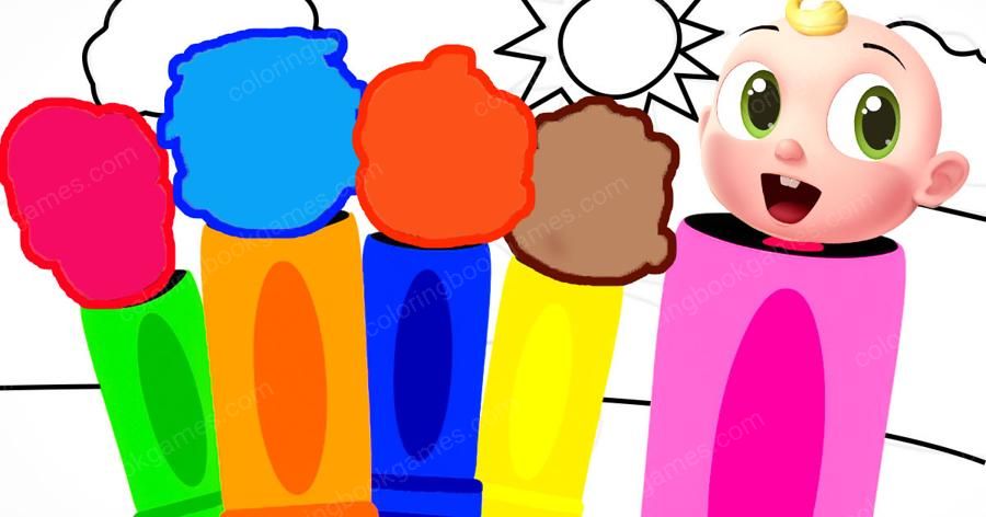 coloring book games - Momo com aranha