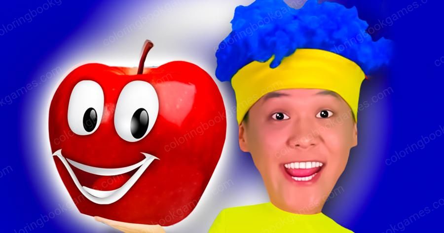 coloring book games - Magic apple